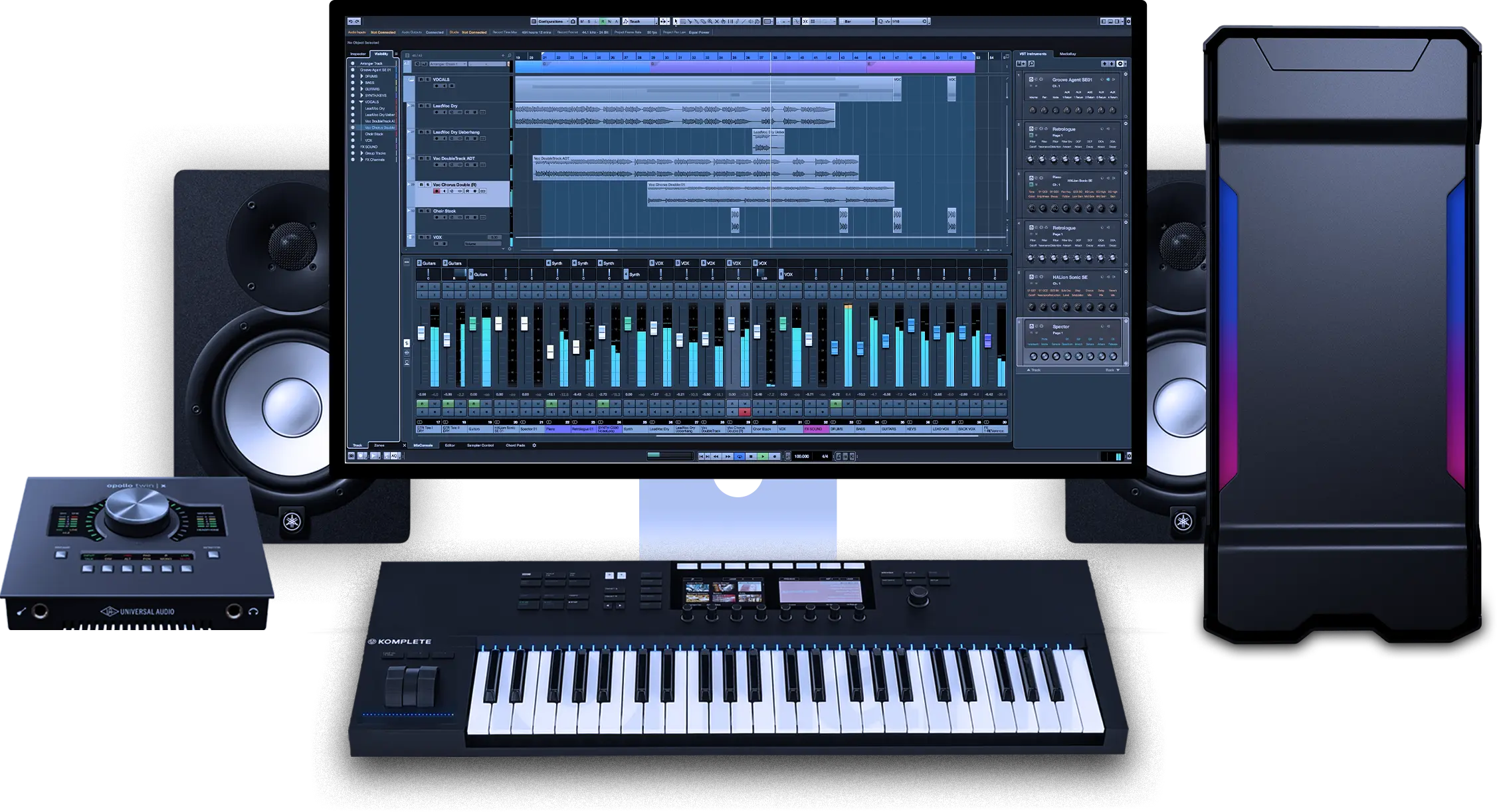 Realizzazione Digital Audio Workstation - WS DAW series - NEOOLAB computers